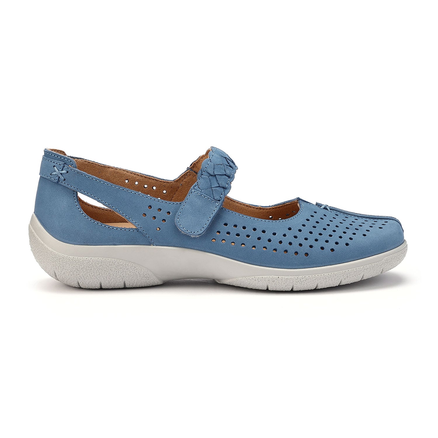 Cornflower Blue | Women’s Leather Summer Mary Jane Shoe | Quake II ...
